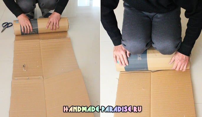 Kot pantolon ve kartondan yapılmış DIY Tabure yapımı - Elişi Deryası